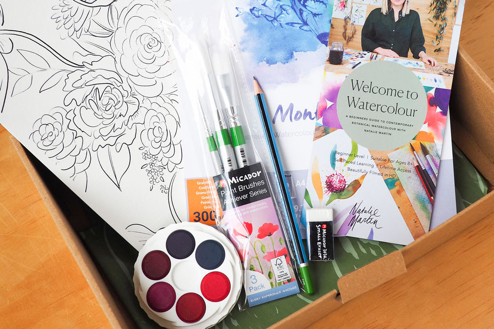Tell Me More: Beginner's Watercolour Painting Kit - Natalie Martin
