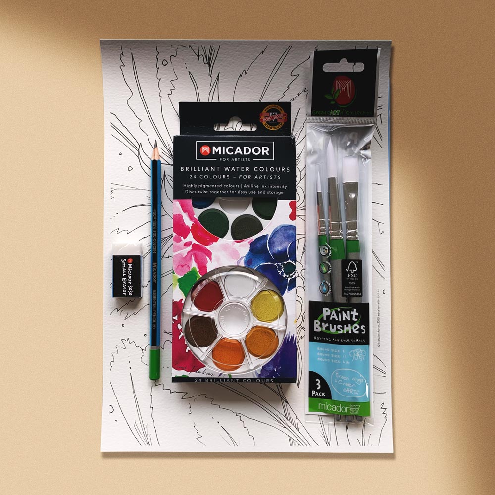 Watercolour Painting Kit - Natalie Martin